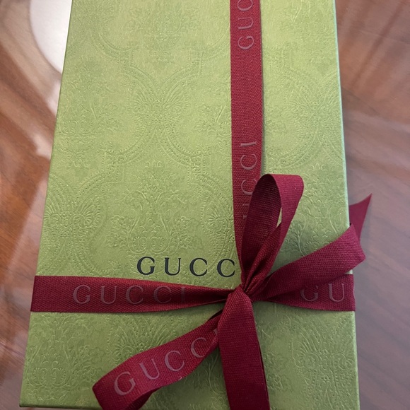 Gucci | Other | Gucci Green Gift Box With Red Ribbon | Poshmark